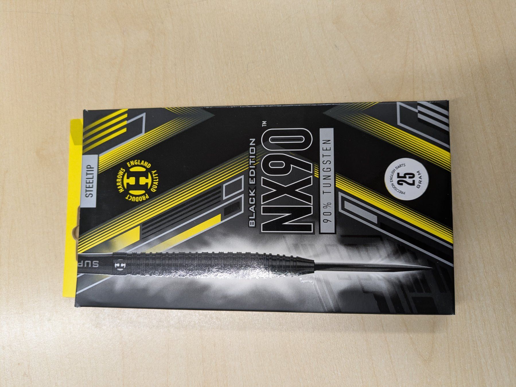 Harrows NX90 Black Edition Darts, 25g, Neuwertig! (Neu und ...