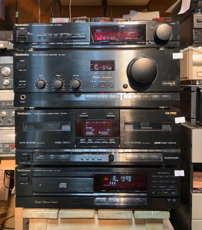 Hochwertige midi-Technics Hi-Fi Stereoanlage 36cm ohne Boxen (Gebraucht ...