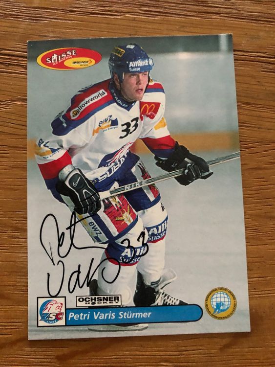 Petri Varis ZSC Hockey Card signiert (Gebraucht) in für CHF 1 – mit ...