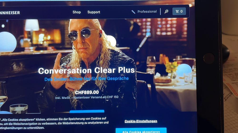 Sennheiser Conversation Clear Plus (Gebraucht) in für CHF 280 – mit ...