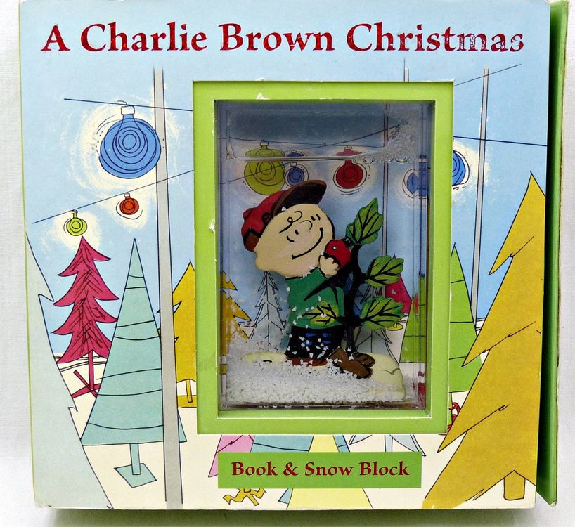 CHARLIE BROWN CHRISTMAS BOOK & SNOW BLOCK SCHULZ USA 2007 (Gebraucht ...