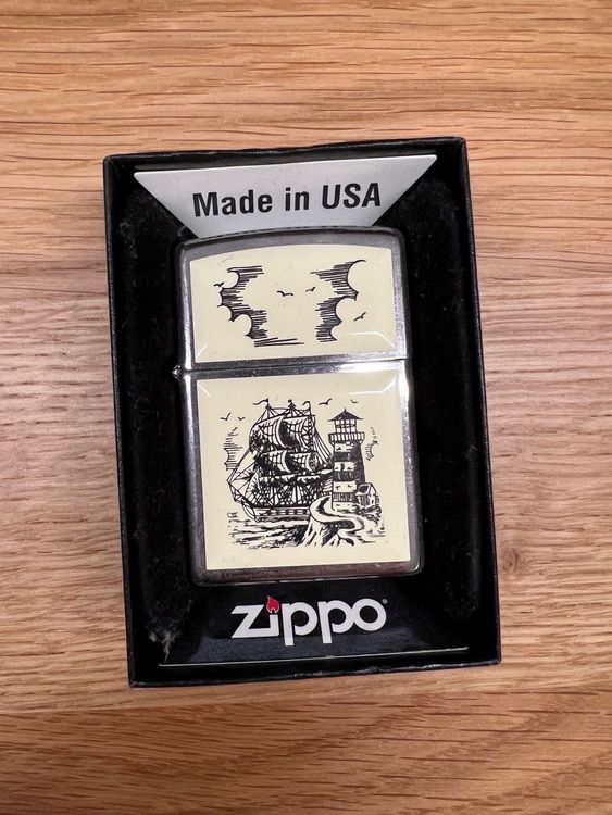 Zippo original mit Segelschiff | Kaufen auf Ricardo