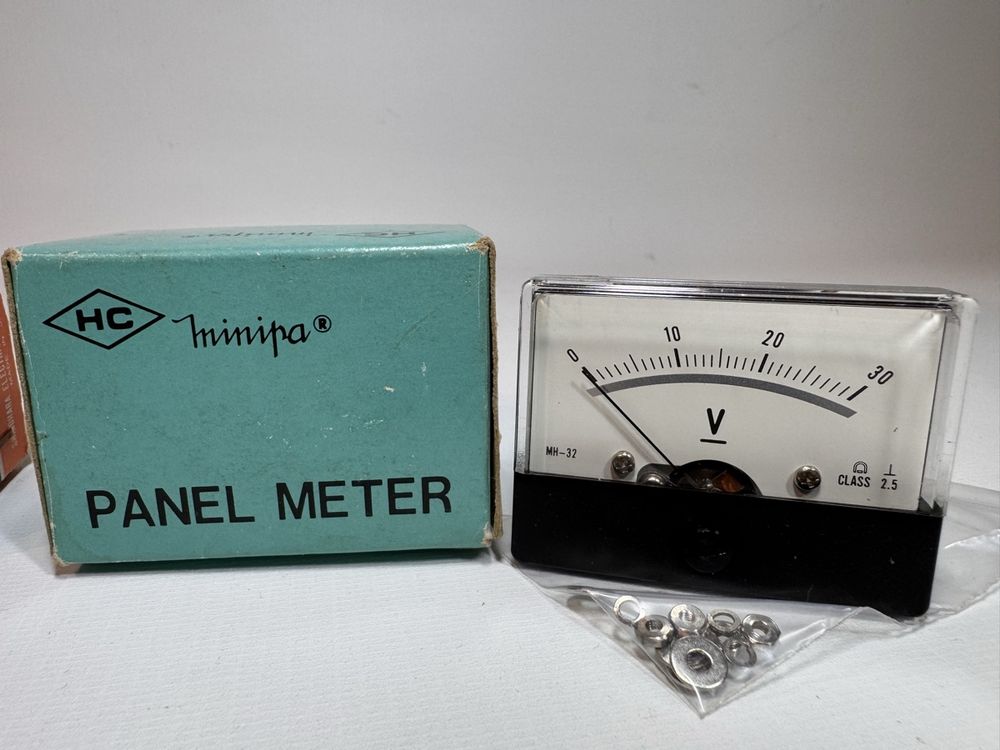 2x Panel Meter neu: 100µA Shinohara SD-460 + 0–30V (Gebraucht) in ...