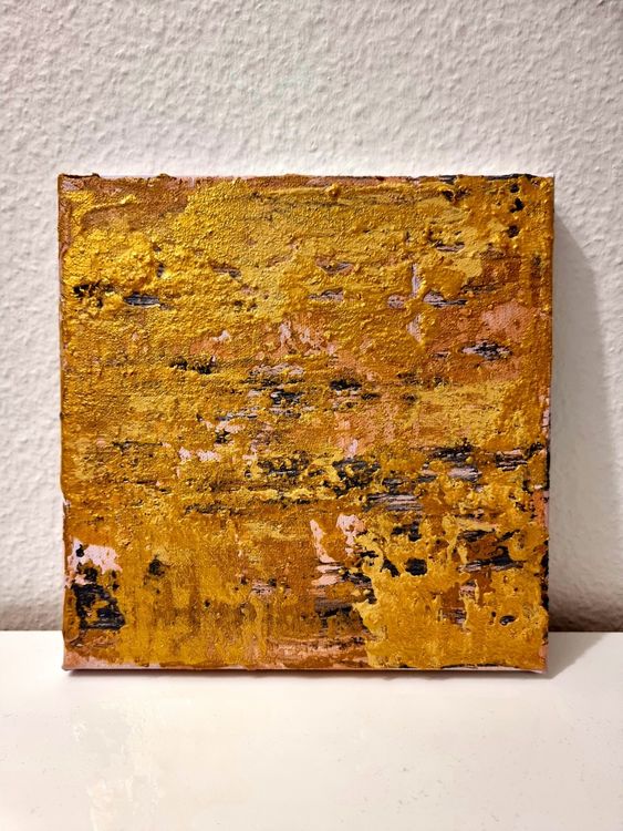Acrylgemälde - Goldene Sonne - klein | Kaufen auf Ricardo