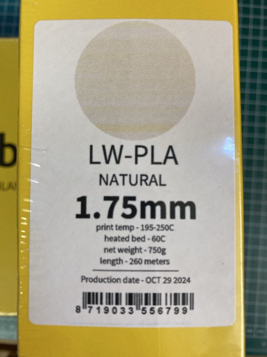 ColorFabb LW-PLA Natural 1.75mm - Neu und Originalverpackt (Neu und ...