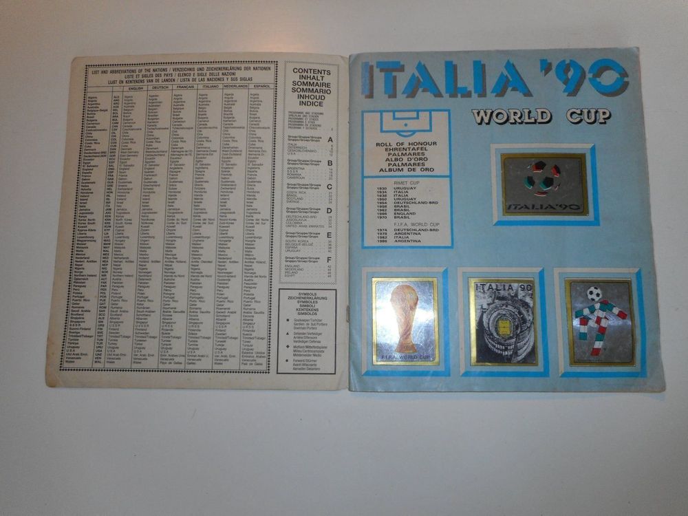 Panini WM Album Italia 90/1990 komplett | Kaufen auf Ricardo