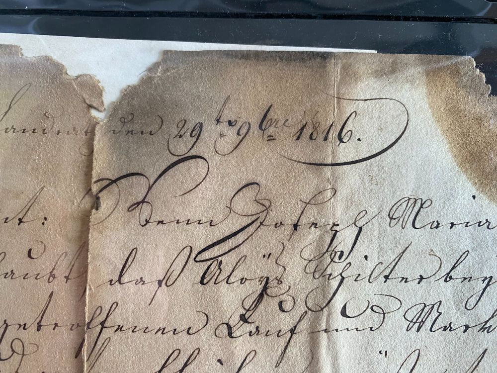 3 alte Briefe von 1816, 1865, 1876 (Gebraucht) in Lützelflüh-Goldbach ...