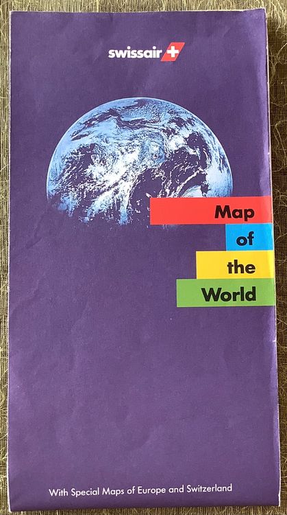 Swissair Map of the World (Gebraucht) in Züberwangen für CHF 1 – mit ...