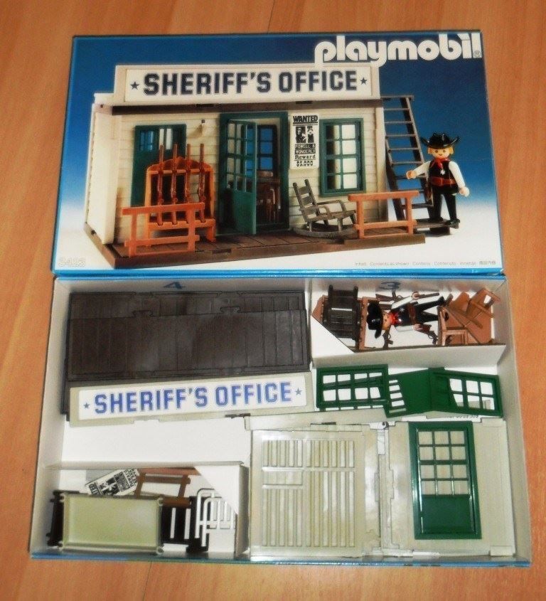 Playmobil 3423 Sheriff‘s Office Western Set von 1983 (Gebraucht) in ...