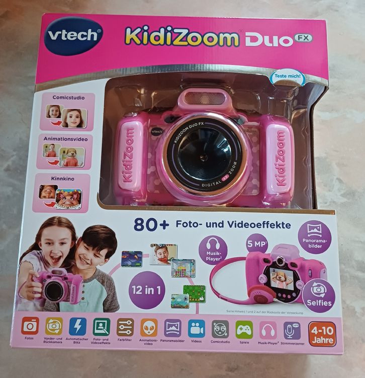 vtech KidiZoom Duo Kamera FX pink (Neu und originalverpackt) in ...