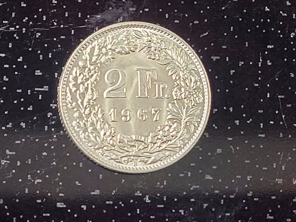 2 Franken Silber Münze 1967 | Kaufen auf Ricardo