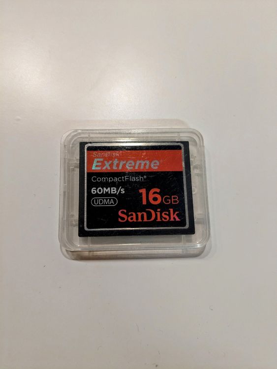 Sandisk Extreme CF Card CF Karte 16GB (Gebraucht) in Bennau für CHF 12 ...