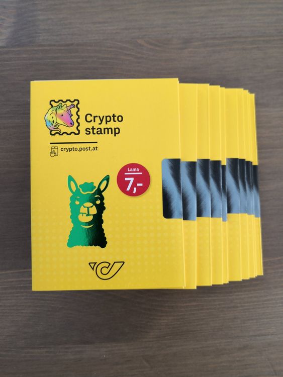 Crypto Stamp Österreich 2.0 Lama Doge Dachs Panda Ungeöffnet | Kaufen ...
