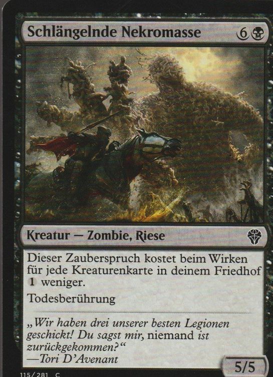 TCG Magic The Gathering MTG DMU 115 / 281 Schlängelnde Nekro (Neu ...