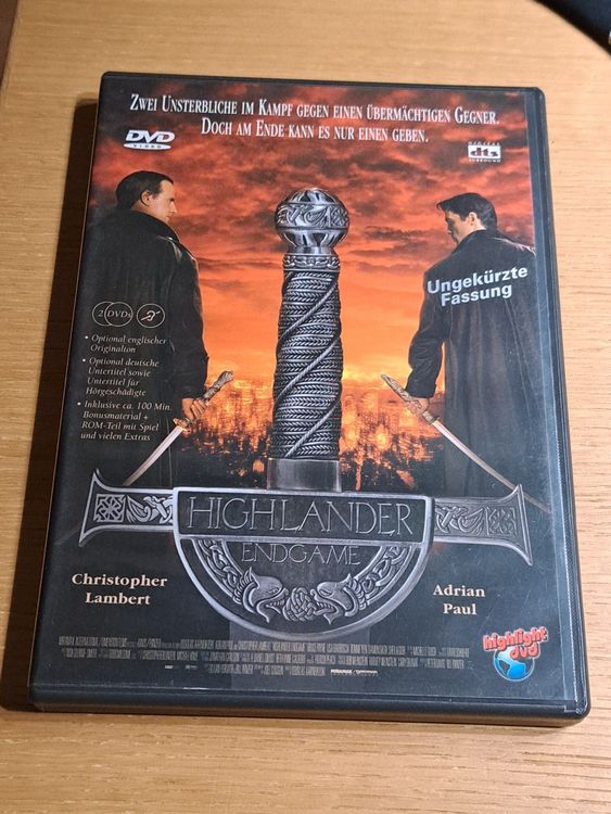DVD Highlander Endgame, 2-Disc Edition, Christopher Lambert (Neu ...
