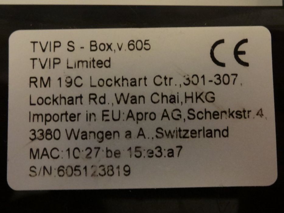 TVIP S-Box v.605 – 4K IPTV mit Dual-WiFi & Bluet (Gebraucht) in St ...