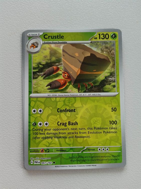 Crustle Reverse Holo - Paradox Rift Pokemon | Kaufen auf Ricardo