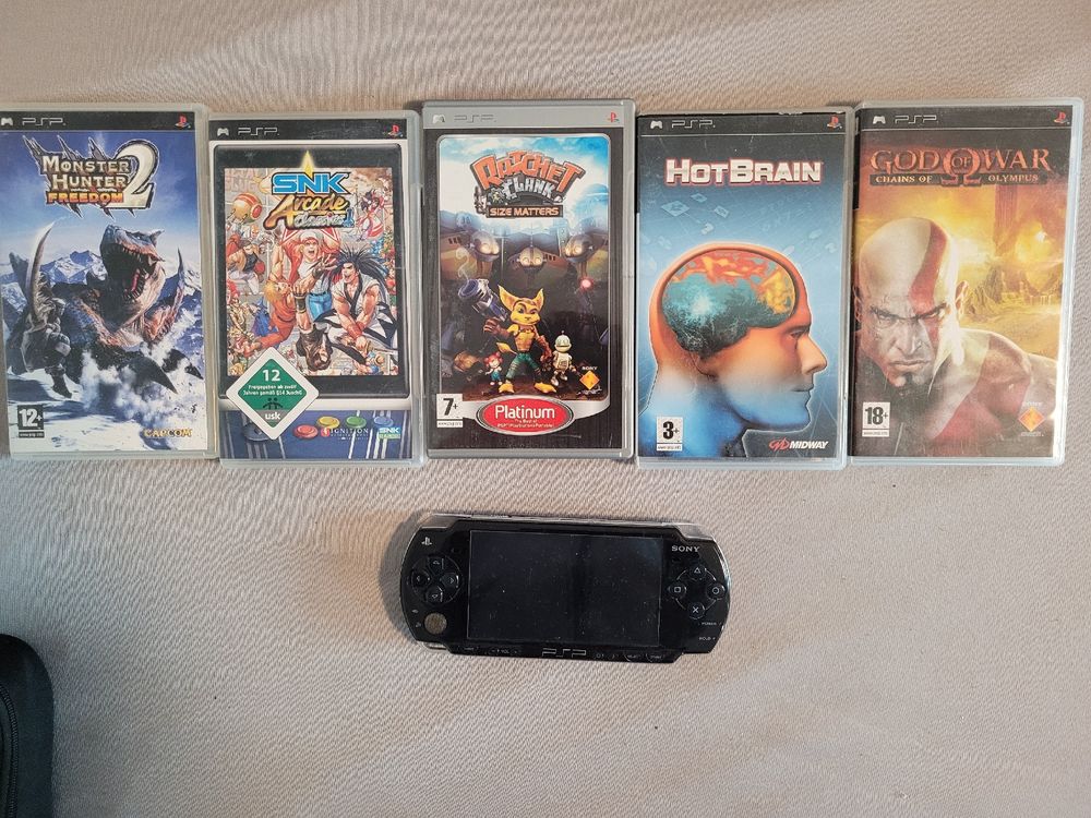 Psp und 5 Spiele | Kaufen auf Ricardo
