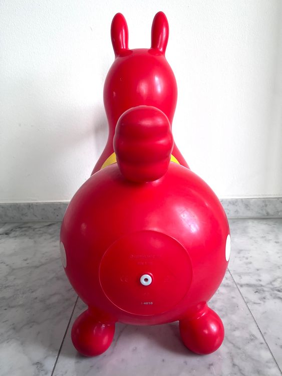 Rotes Sitz- und Hüpfpferd Rody Gymnic Cavallo Kult | Kaufen auf Ricardo
