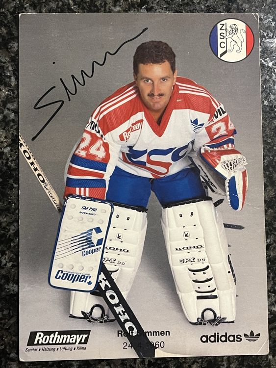 Signierte Autogrammkarte Rolf Simmen ZSC (Gebraucht) in Safenwil für ...