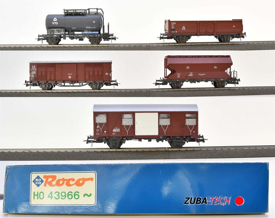 Roco 43966 Güterwagen-Set SBB/DB/FS H0 (Gebraucht) in für CHF 25 – mit ...