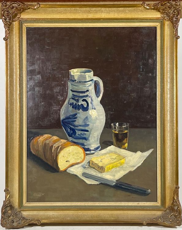 M.Weber Stillleben Gemälde | Kaufen auf Ricardo