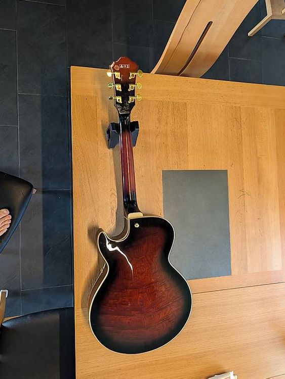 Ibanez AG95QA Artcore Expressionist Dark Brown Sunburst (Gebraucht) in ...