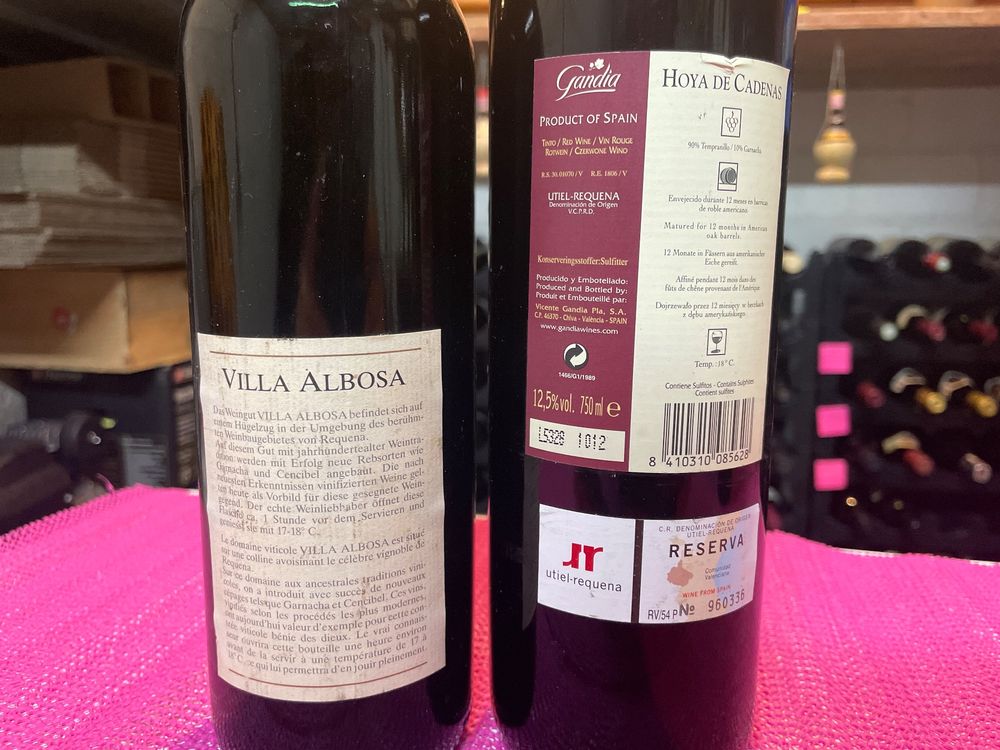 Villa Albosa - 1985, Hoya de Cadenas Reserva - 2001 | Kaufen auf Ricardo
