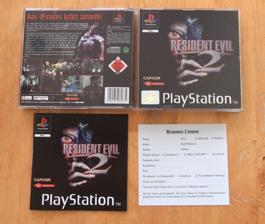 Resident Evil 2 (CIB) (Gebraucht) in Frenkendorf für CHF 33 – mit Lieferung auf Ricardo kaufen