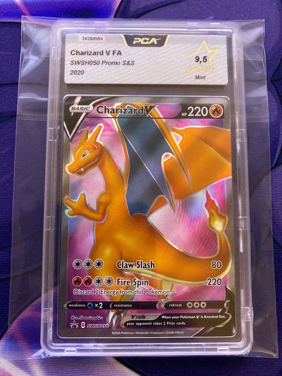 Charizard V Full Art PCA 9.5 Ab 1.- !! (Neu (gemäss Beschreibung)) in ...