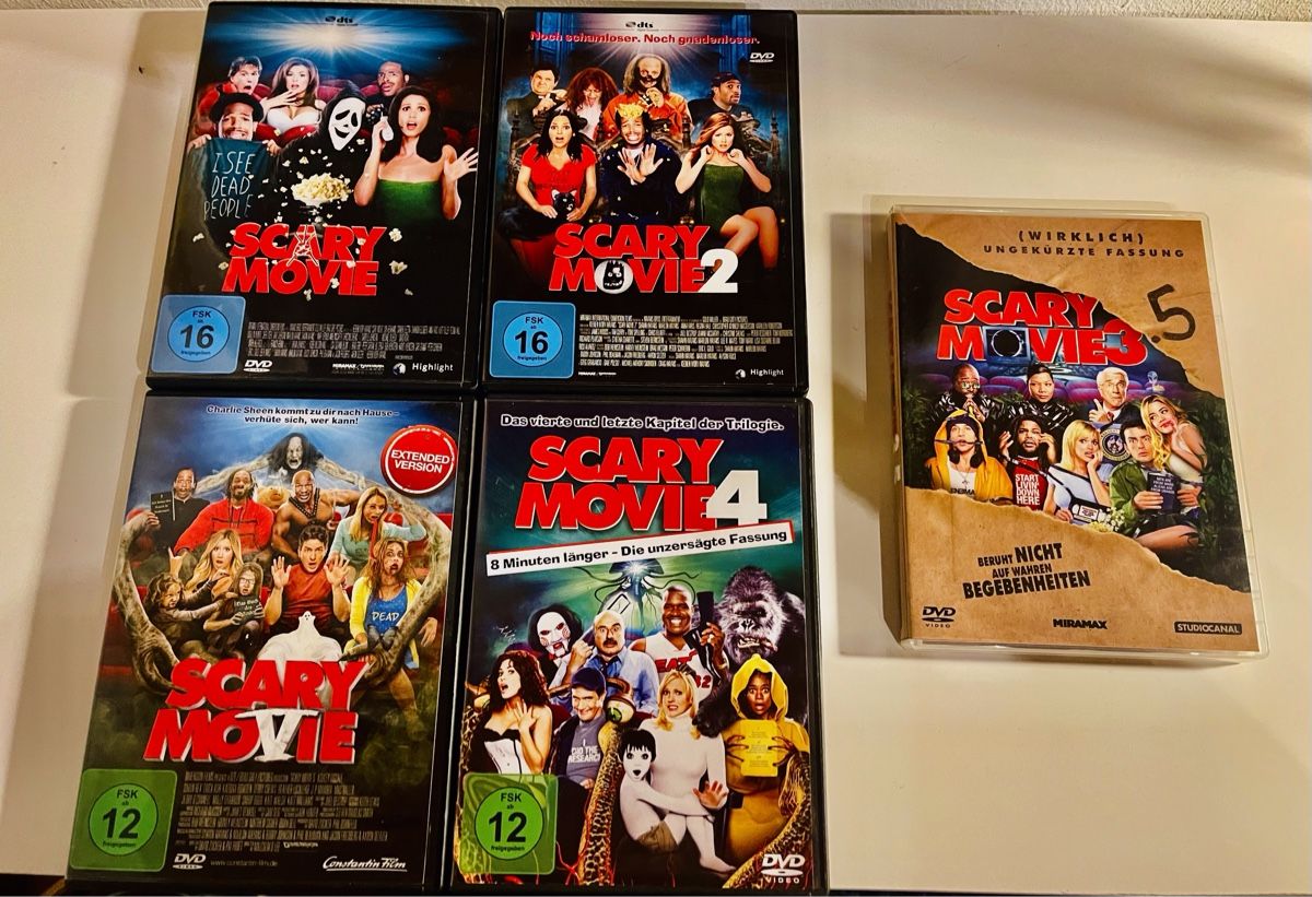 Scary Movie 1-5 DV, komplett und ohne Kratzer (Neu (gemäss Beschreibung ...