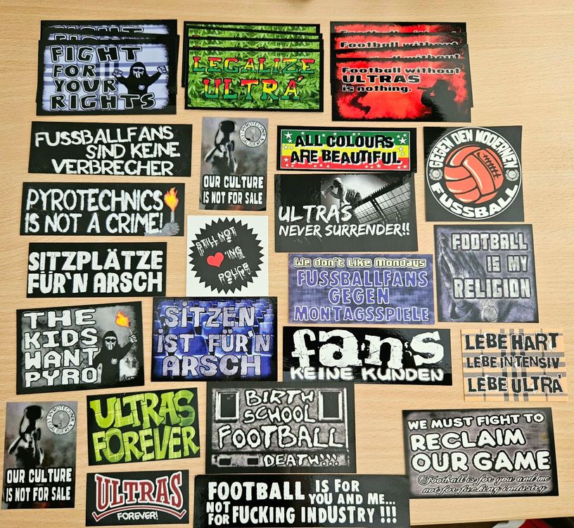 80 Ultras Aufkleber Sticker Fussball Fankurve Ultra Kurve | Kaufen auf ...