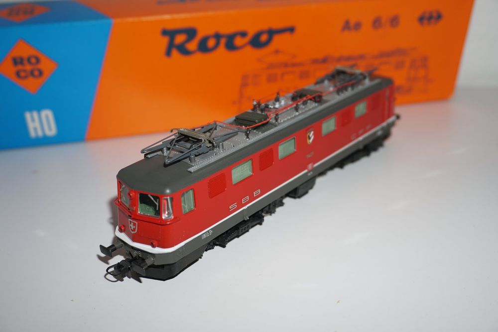 Roco 43536 - SBB Ae 6/6 rot Altdorf H0/DC (Gebraucht) in Matten b. Interl für CHF 74 – mit ...