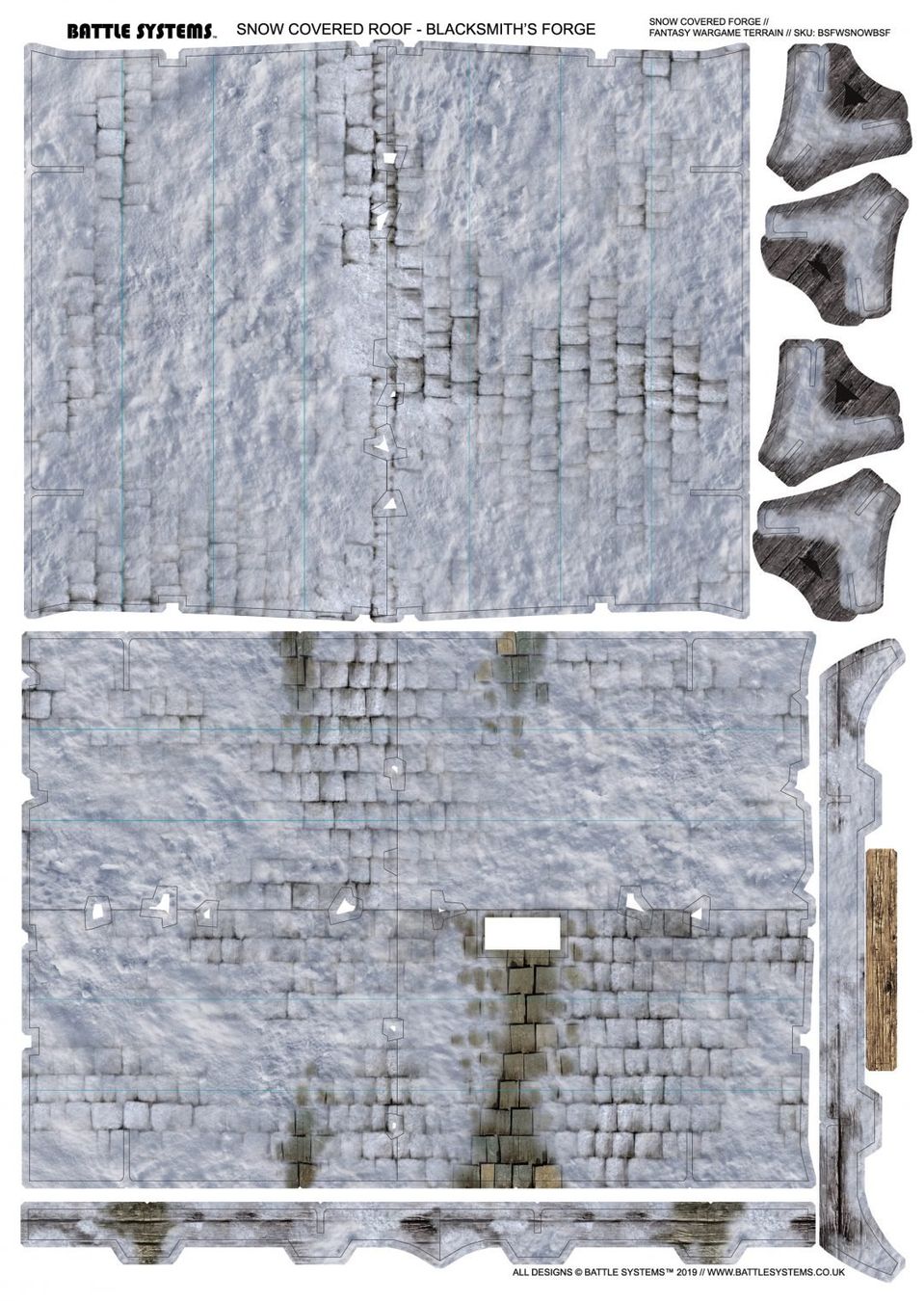 Battle Systems: Snow-Covered Roof – Blacksmith’s Forge #2 (Neu (gemäss ...