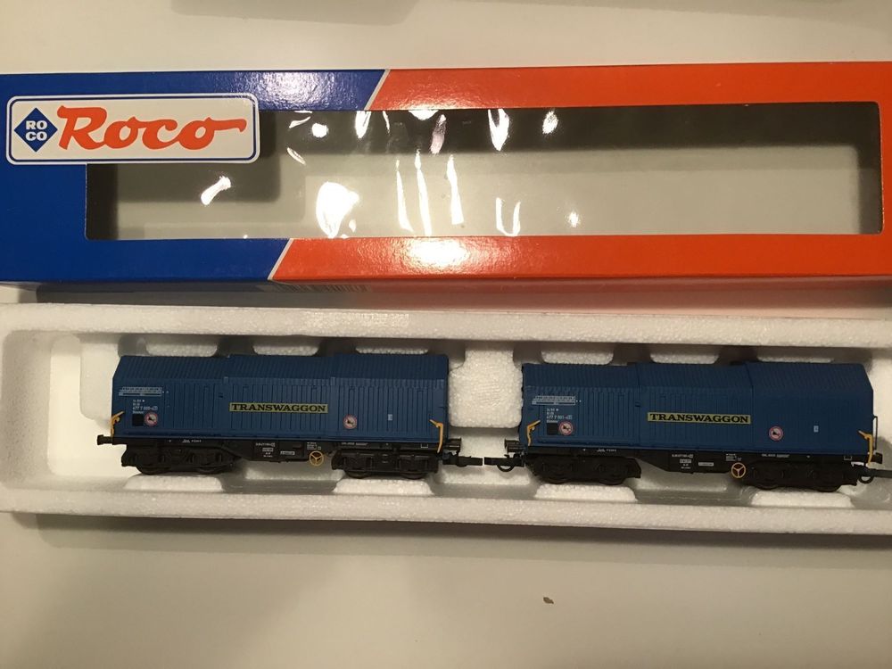 Roco 44076 Set DB Shimmns Transwaggon (Gebraucht) in Rudolfstetten für ...