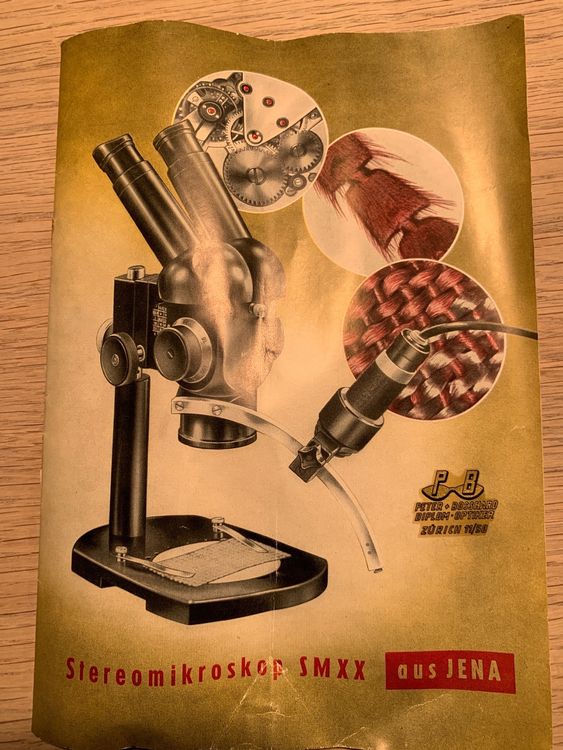 Altes Stereomikroskop SMXX Carl Zeiss Jena (Gebraucht) in Zollikon für ...