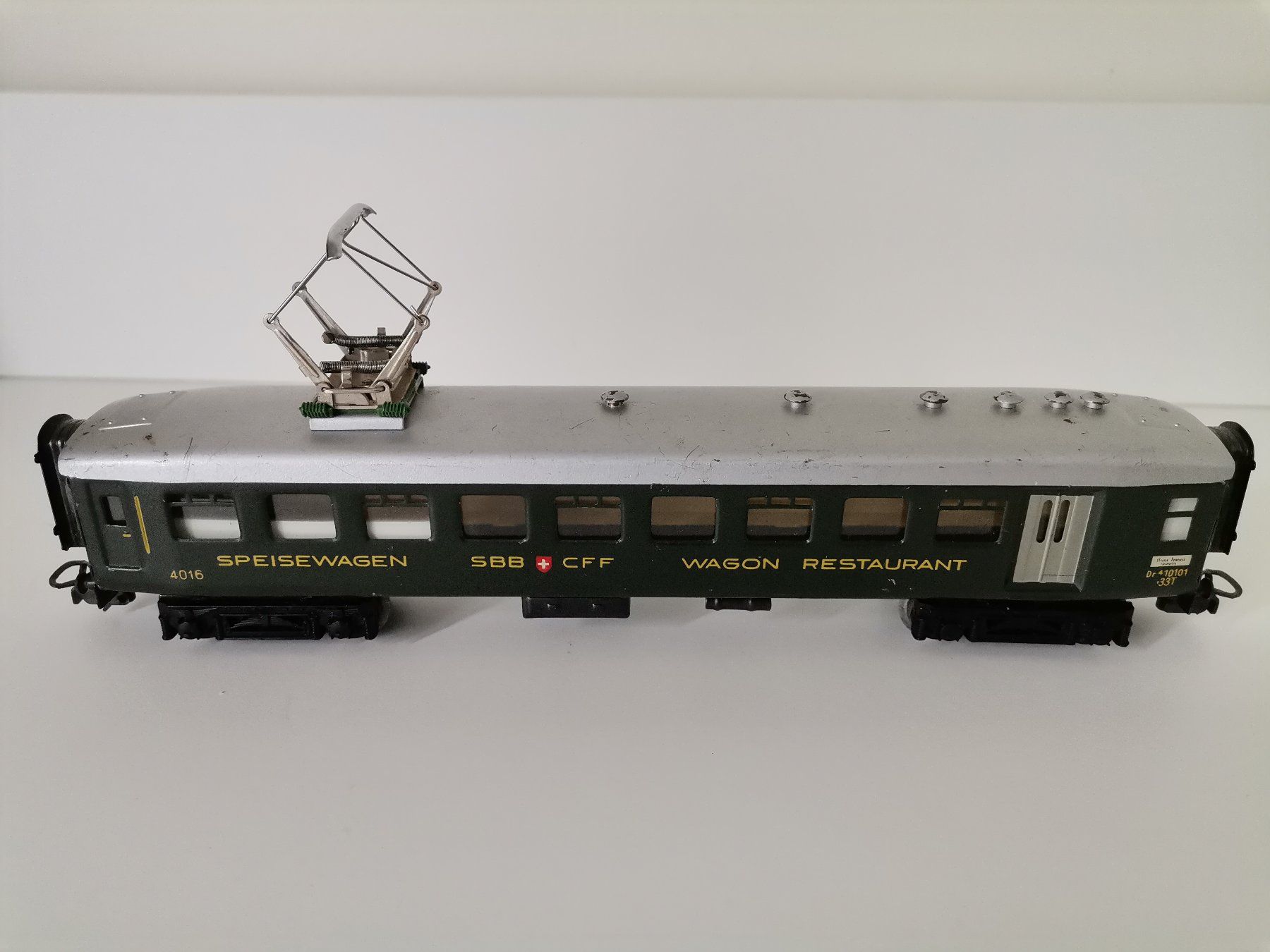 Wagon Restaurant Speisewagen 4016 SBB CFF Märklin Germany HO (Gebraucht ...