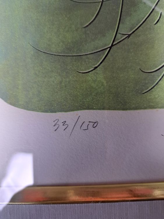 Lithographie Hans Erni, sehr gross, handsigniert | Kaufen auf Ricardo