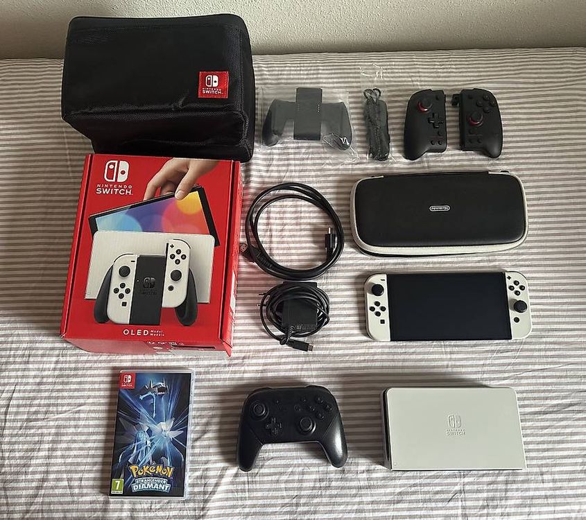 Nintendo Switch OLED mit 256GB Micro SD Card wie neu (Gebraucht) in St ...