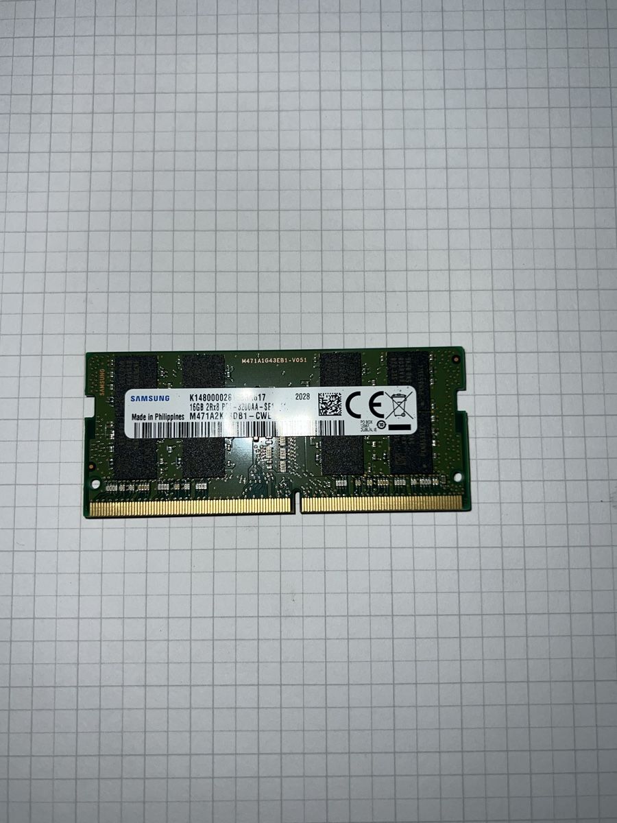 Samsung 16GB DDR4 3200MHz SO-DIMM RAM Notebook Speicher – M4 (Gebraucht ...