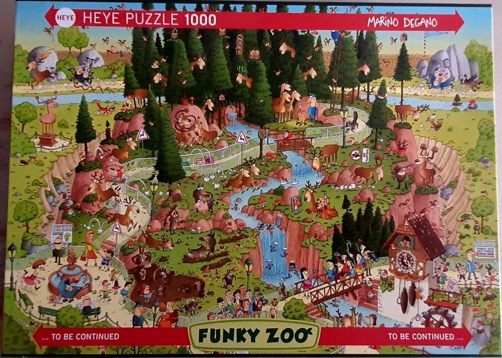 Puzzle Funky Zoo 1000 (D'occasion) à Montet (Glâne) pour CHF 12 – avec ...