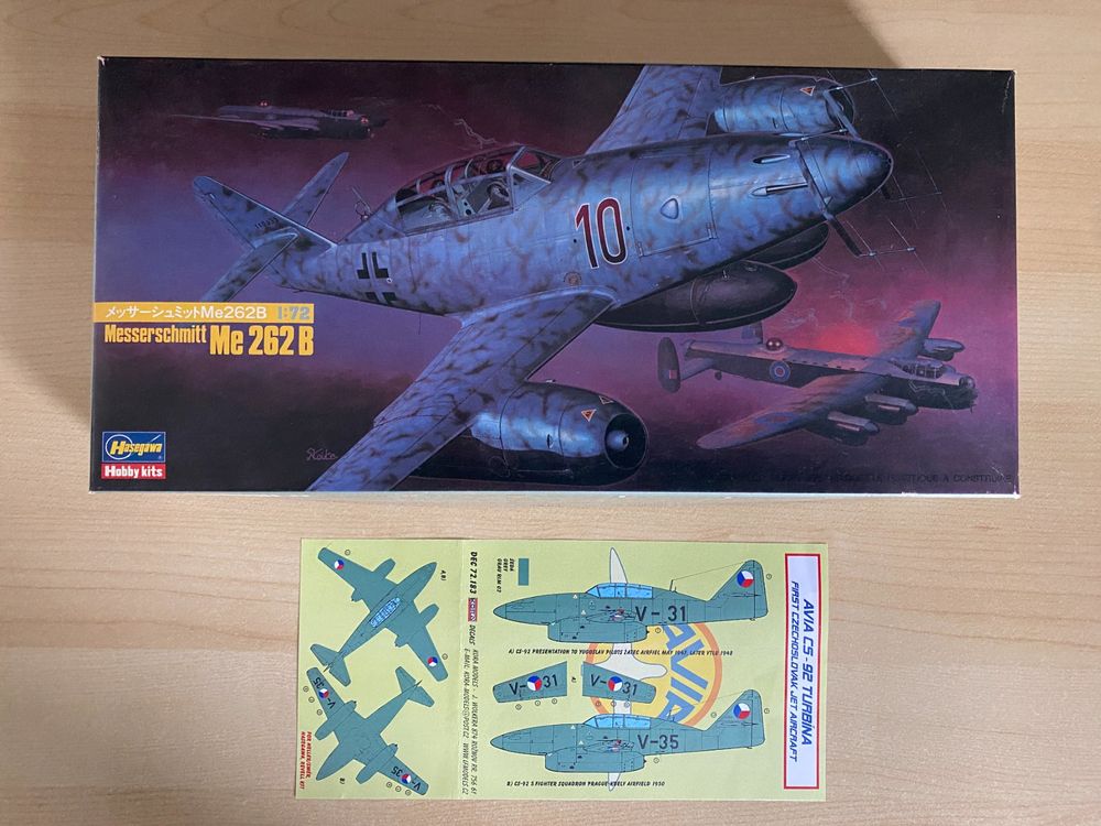 Modell 1:72 - Set CS-92 Turbina (Me 262B) von Kora/Hasegawa | Kaufen ...