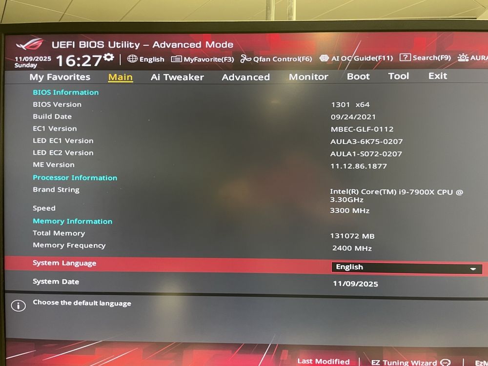 Gaming PC Intel i9-7900X, 128GB RAM, RX580 - Top Zustand! (Gebraucht ...