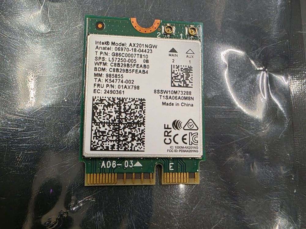 Intel AX201NGW WLAN WiFi Karte - Top Zustand! (Gebraucht) in Emmen für ...