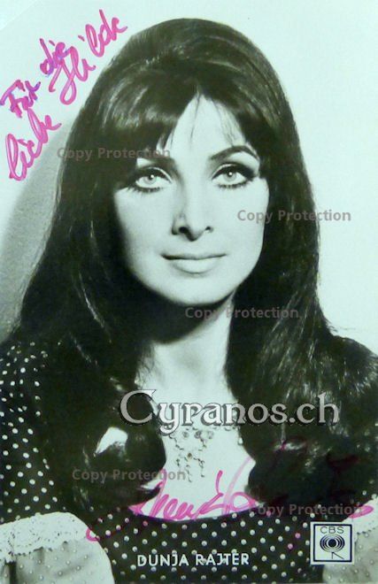 Dunja Rajter (1946) Schauspielerin - Autogramm WINNETOU (Gebraucht) in ...