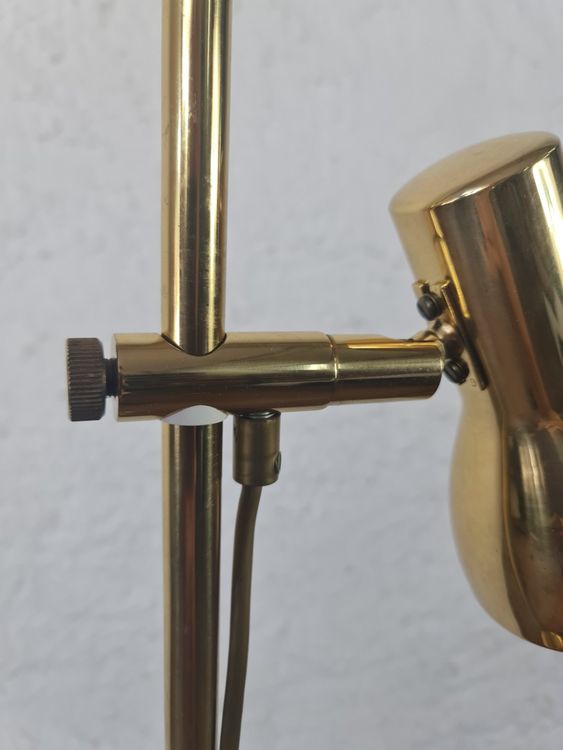 Vintage OMI Lampe Messing Stehlampe Stehleuchte Ständerlampe (Gebraucht ...