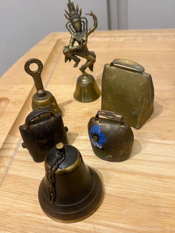 Alte Kuhglocken Sammlung, verschiedene Grössen, Deko Glocken (Gebraucht ...