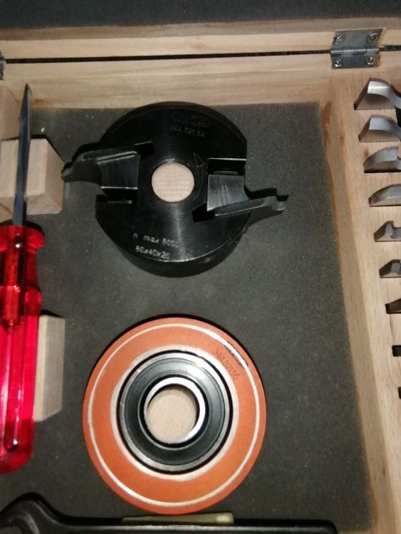INCA Profilmesserkopf, Set im Holzkoffer (Gebraucht) in Dinhard für CHF ...