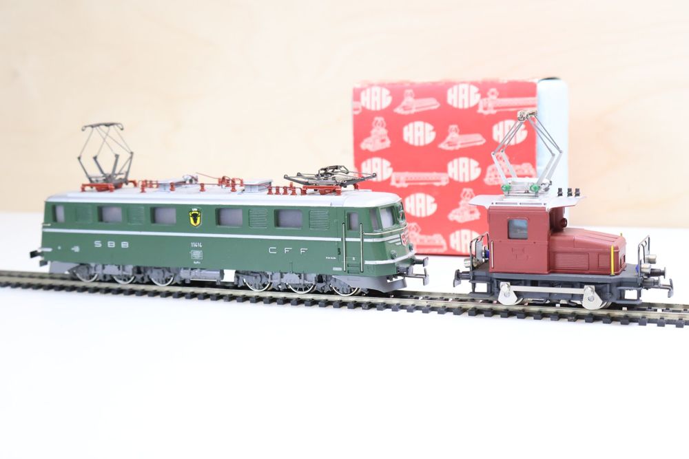 HAG SBB Schienentraktor Te 101 & Märklin Ae 6/6 E-Lok H0 DC | Kaufen ...