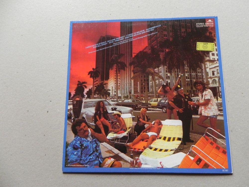 LP Kanada Rock Gitarrist & Sänger Pat Travers 1978 Heat in.. (Gebraucht ...